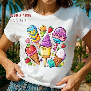 Cute Colorful Popsicle Clipart SVG Dripping Popsicle Clipart Summer Ice ...