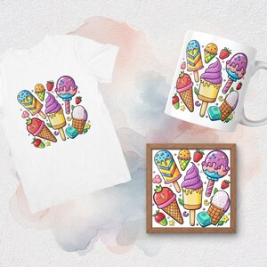 Cute Colorful Popsicle Clipart SVG | Dripping Popsicle Clipart | Summer ...