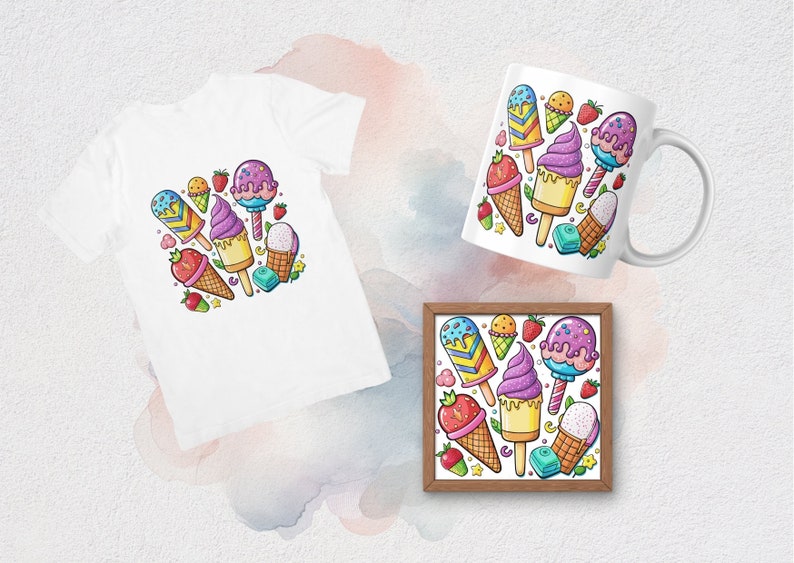 Cute Colorful Popsicle Clipart SVG | Dripping Popsicle Clipart | Summer ...