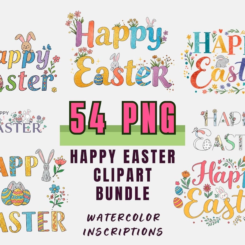 Happy Easter Script - Etsy