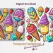 Cute Colorful Popsicle Clipart SVG Dripping Popsicle Clipart Summer Ice ...
