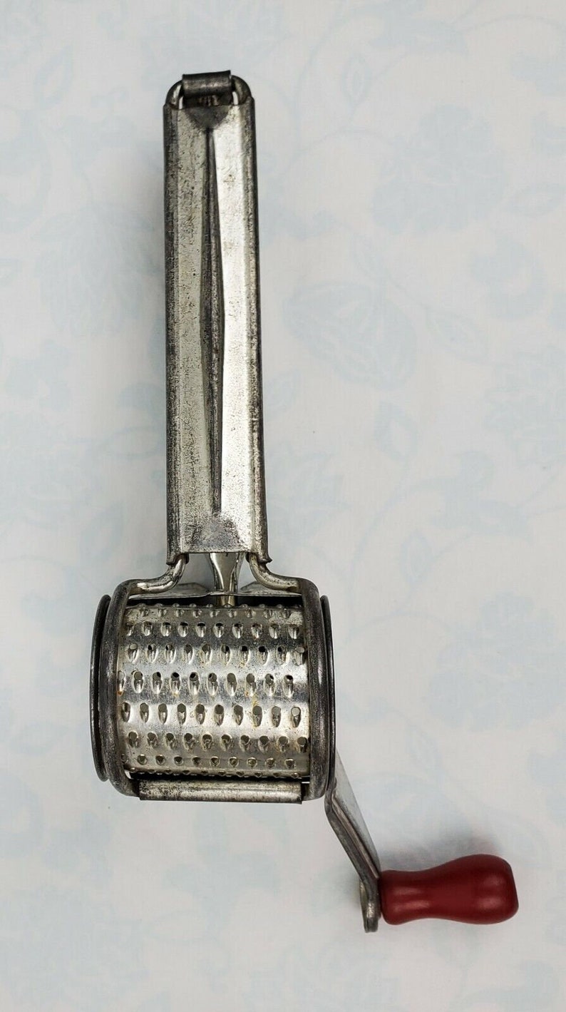 Vintage/antique 3 Kitchen Metal Tools: Cheese Grater, Bone Saw & Hand ...