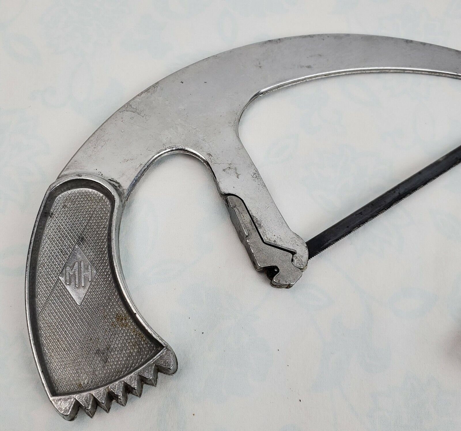 Vintage/antique 3 Kitchen Metal Tools: Cheese Grater, Bone Saw & Hand ...