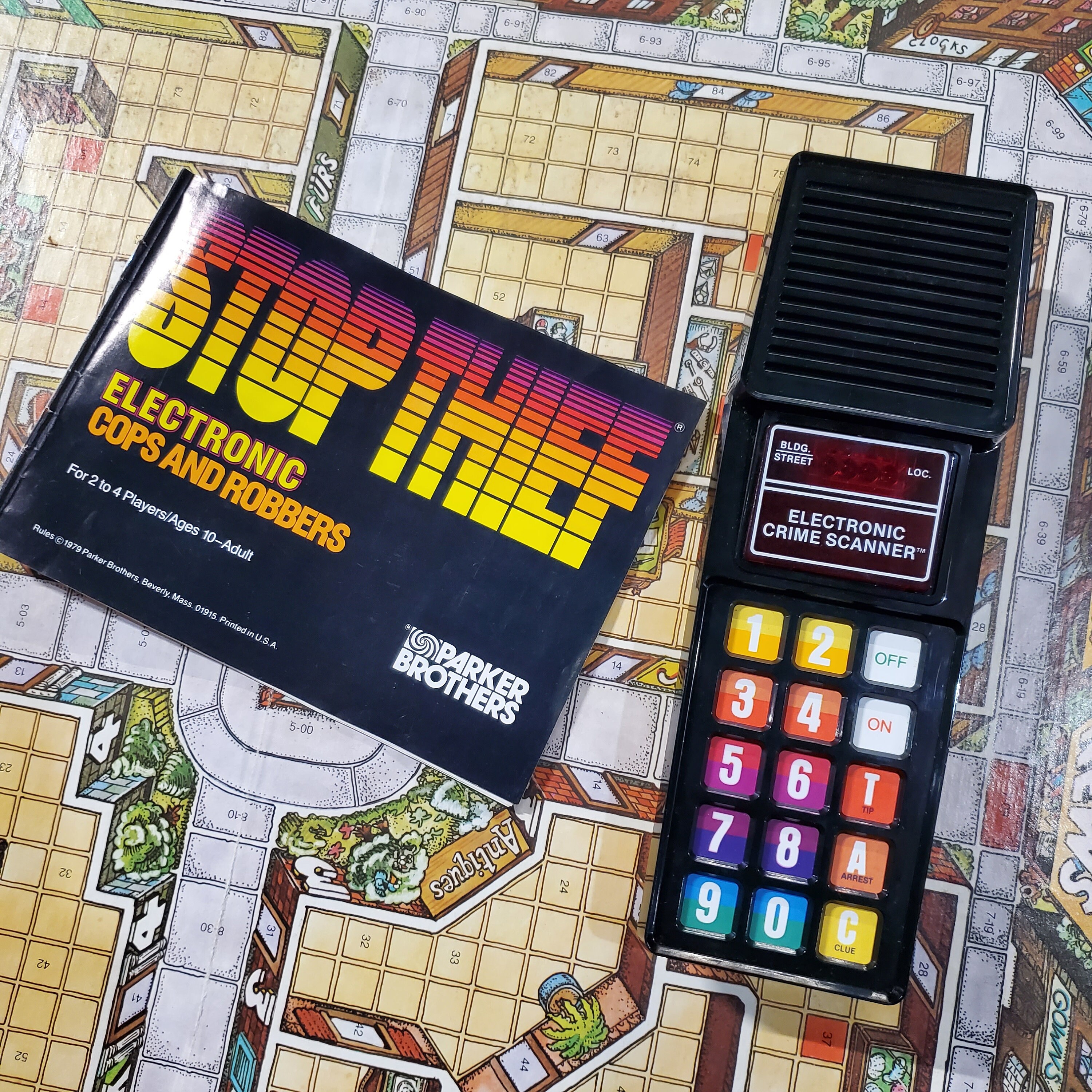 Vintage STOP THIEF Electronic Cops and Robbers Board Game - Etsy