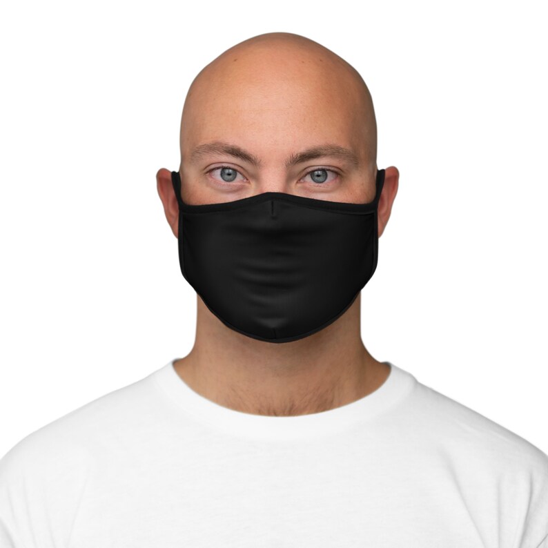 Black Fabric Mask - Etsy