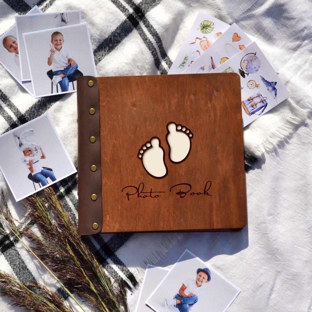 Personalized Baby Memory Book, Baby Photo Album Custom, Baby Keepsake ...