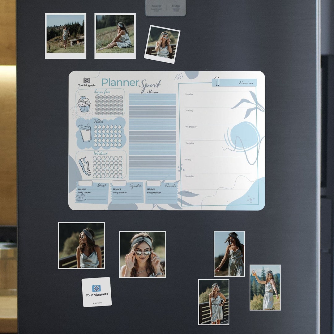 Magnetifit Weekly: 7-day Magnetic Workout Planner - Dry Erase Fitness ...