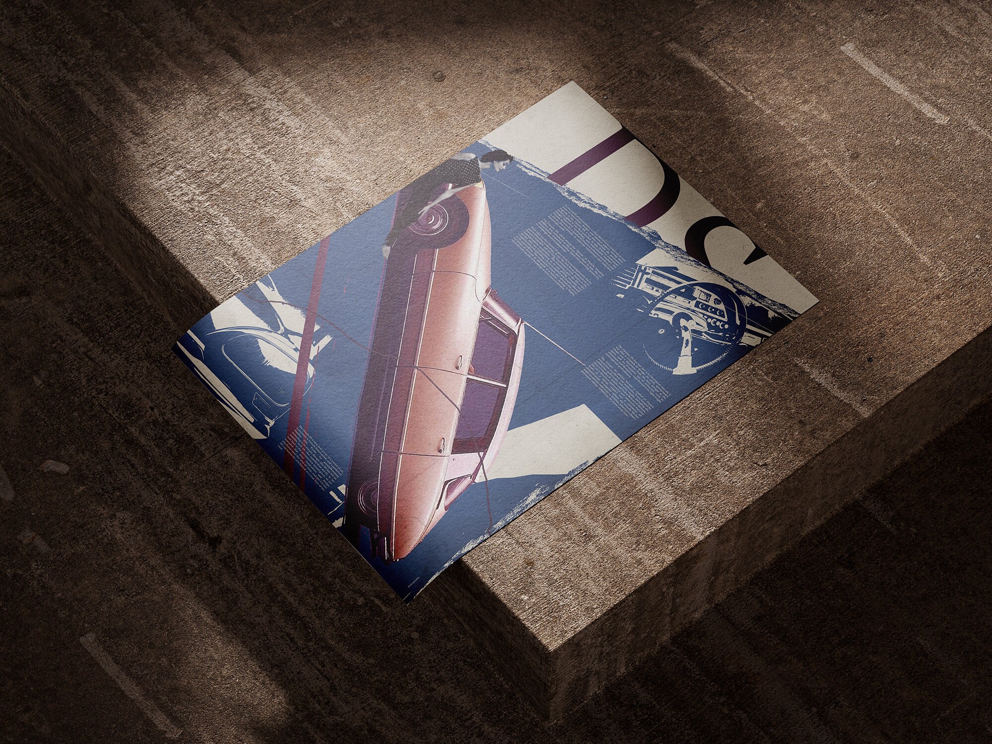 Citroen DS Poster Car Poster, Car Art, Classic Cars, Vintage, Home ...