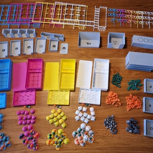 Evacuation Board Game Insert 3D Tokens 3D Resources Overlays Color ...