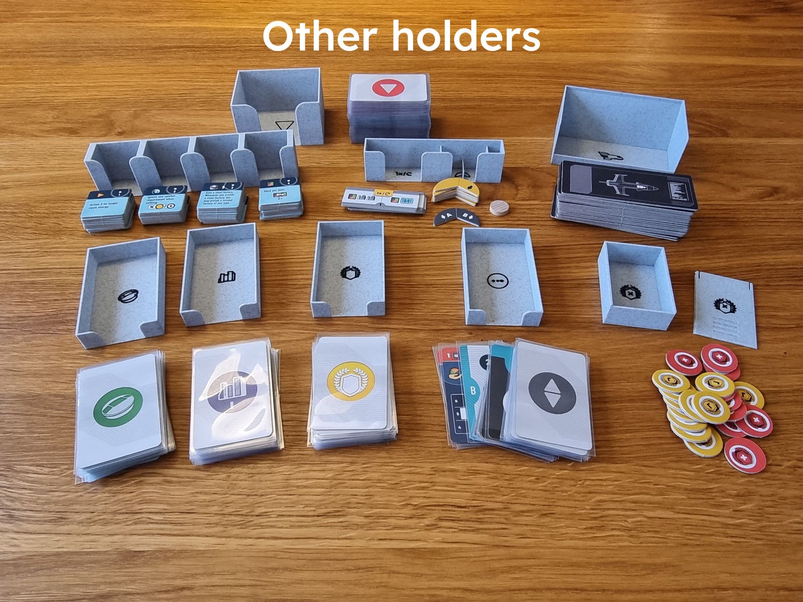 Evacuation Board Game Insert 3D Tokens 3D Resources Overlays Color ...