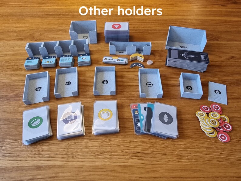 Evacuation Board Game Insert 3D Tokens 3D Resources Overlays Color ...