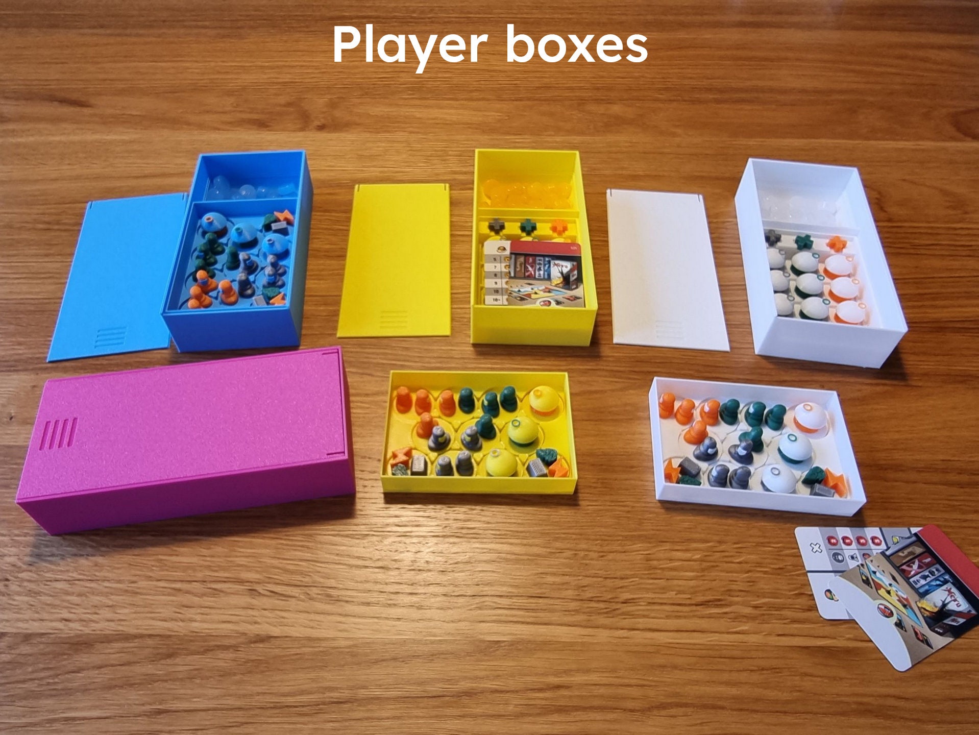 Evacuation Board Game Insert 3D Tokens 3D Resources Overlays Color ...