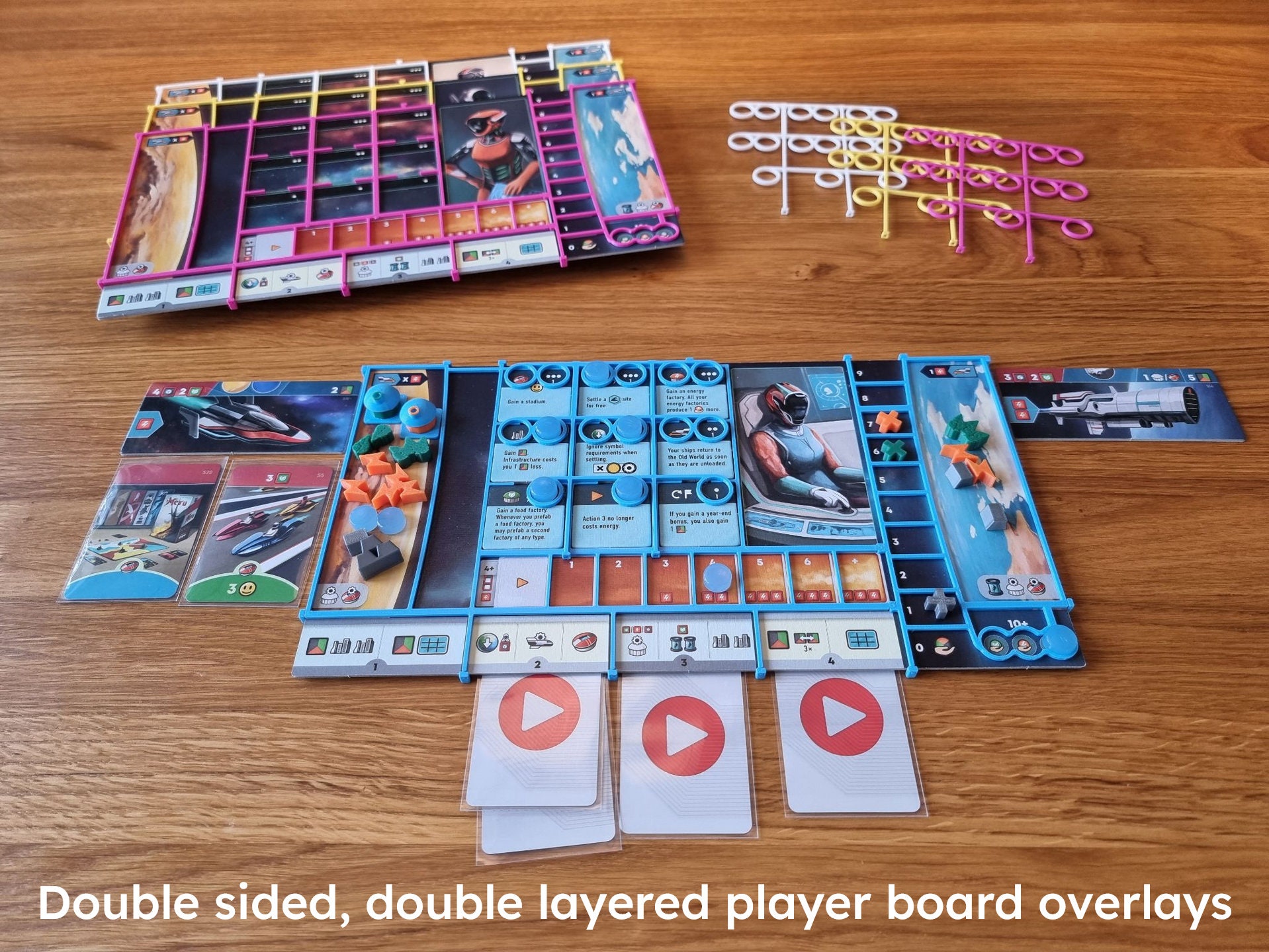 Evacuation Board Game Insert 3D Tokens 3D Resources Overlays Color ...