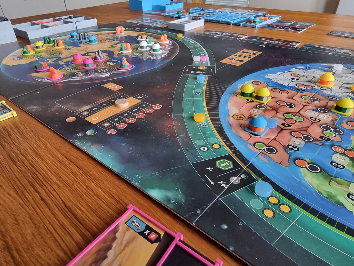 Evacuation Board Game Insert 3D Tokens 3D Resources Overlays Color ...