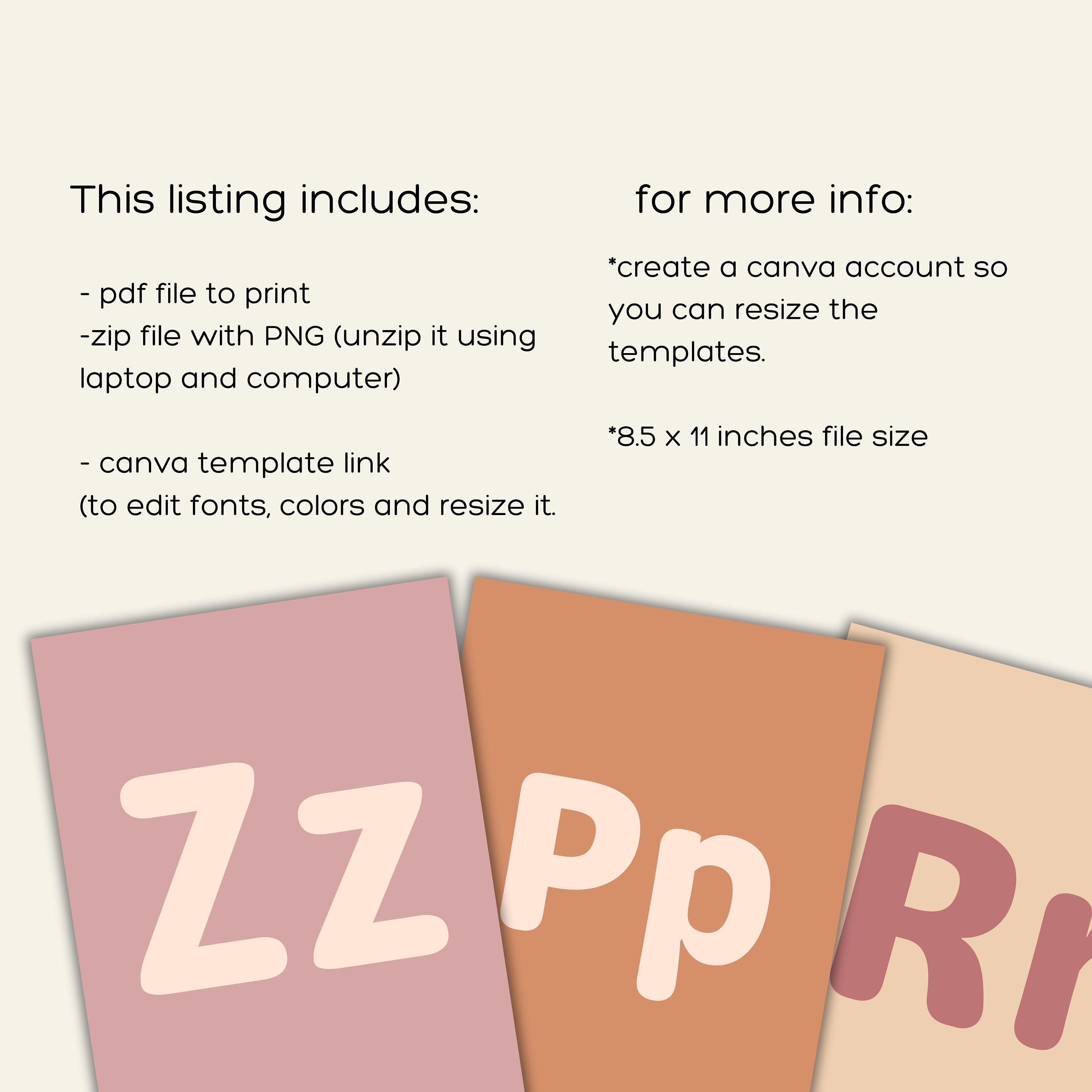 Classroom Pastel Alphabet Poster, Educational Poster for Preschool ...