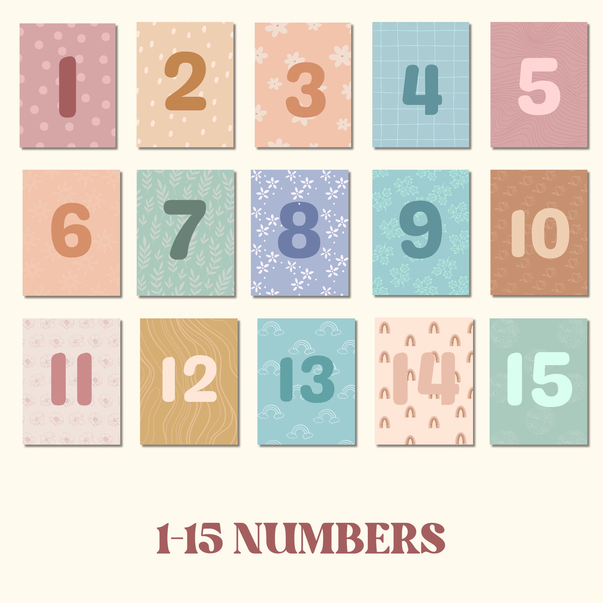 Classroom Pastel Alphabet Poster, Educational Poster for Preschool ...