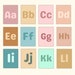 Classroom Pastel Alphabet Poster, Educational Poster for Preschool ...