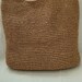 Women's Brown Paper String Knitted Bag, Eco-friendly Two Compartment ...