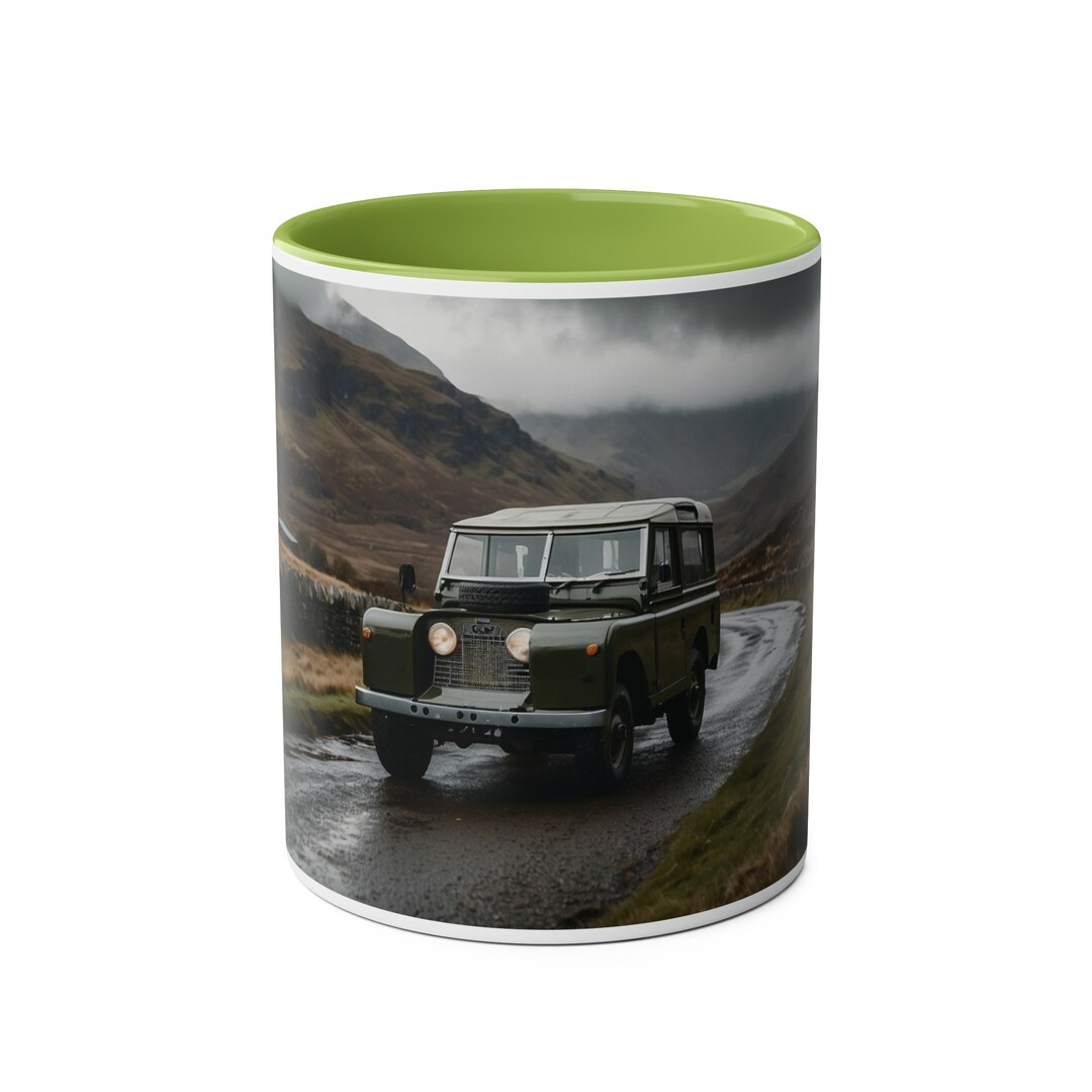 Premium Quality Classic Series 2 Land Rover Two-tone Coffee Mugs, 11oz ...