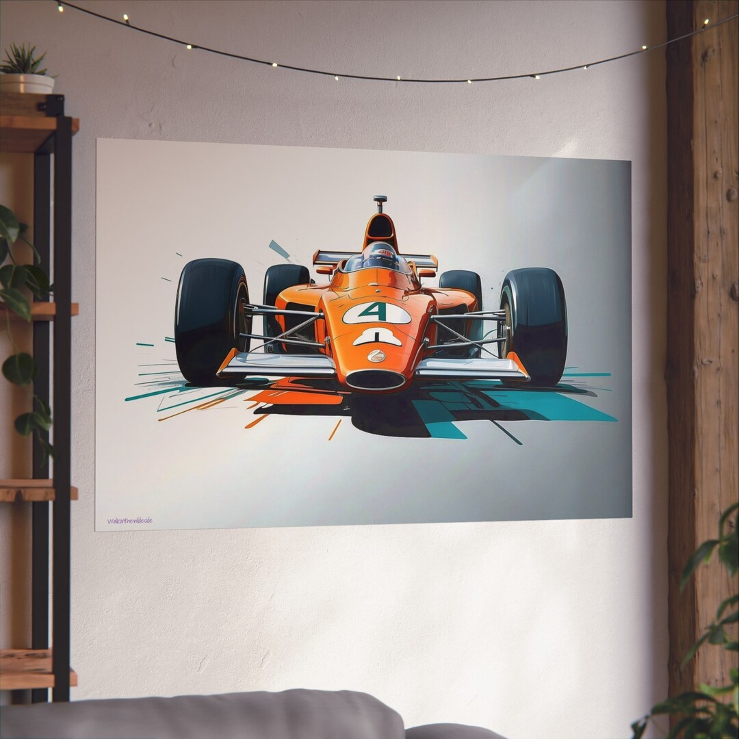 Vibrant, Colourful F1 Car Art - Vintage to Modern Formula 1 Cars ...