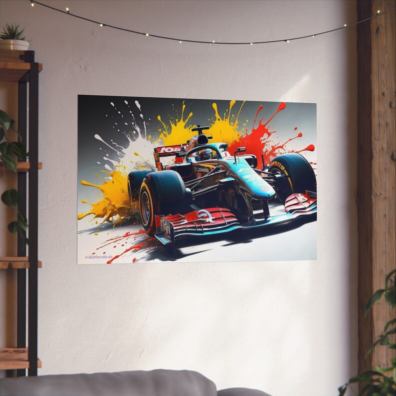 Vibrant, Colourful F1 Car Art - Vintage to Modern Formula 1 Cars ...