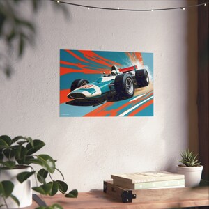 Vibrant, Colourful F1 Car Art - Vintage to Modern Formula 1 Cars ...