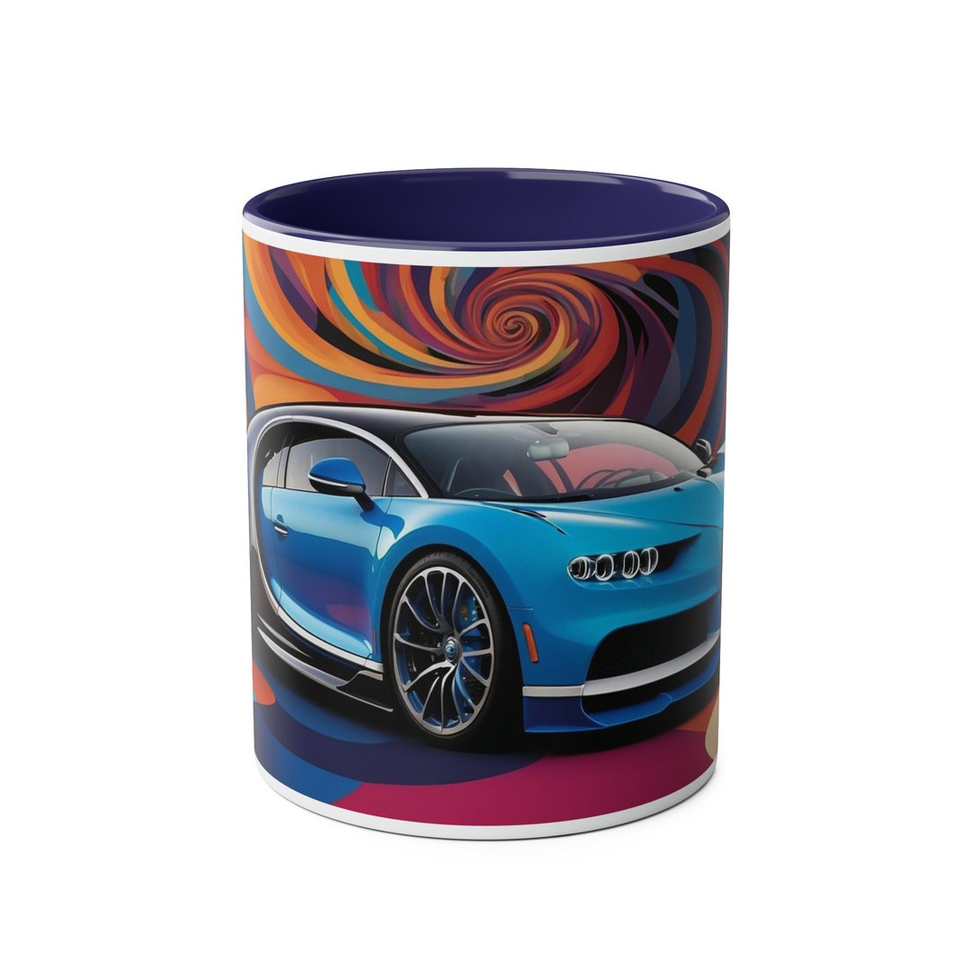 Bugatti Chiron Supercar Two-tone Coffee Mug - Etsy