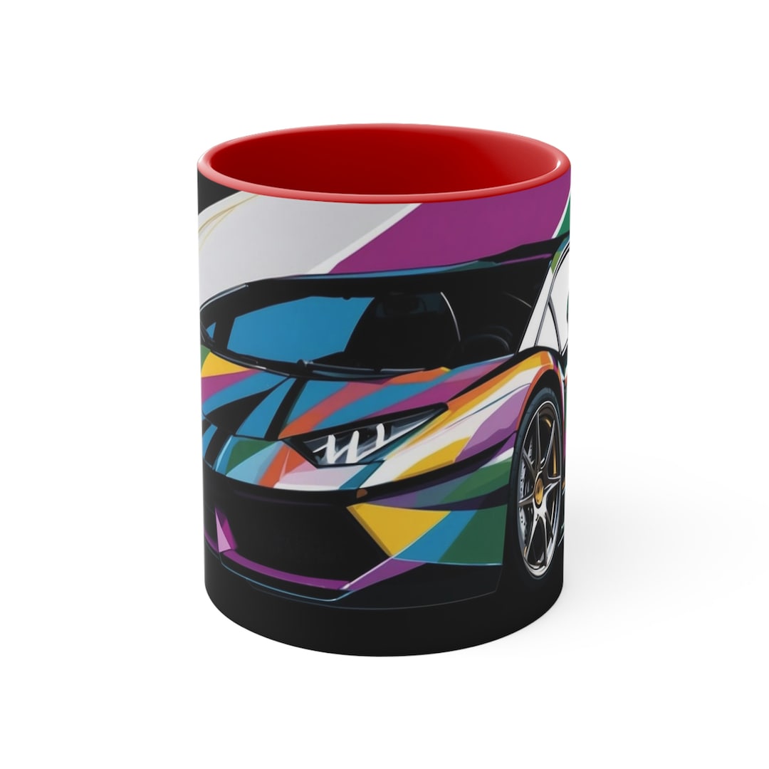 Lamborghini Supercar Two-tone Coffee Mug - Etsy