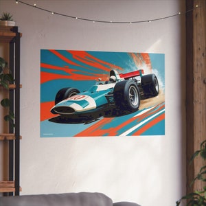 Vibrant, Colourful F1 Car Art - Vintage to Modern Formula 1 Cars ...
