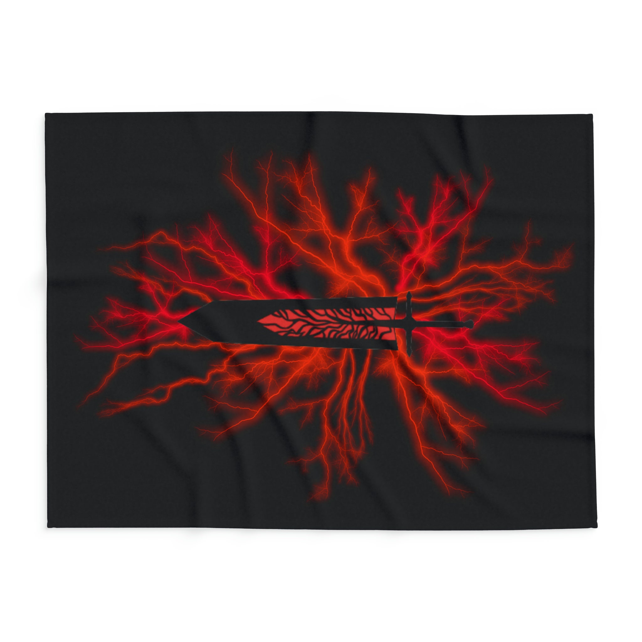 Black Clover/ Asta's Sword/ Demon Slayer/ Black Divider Arctic Fleece ...