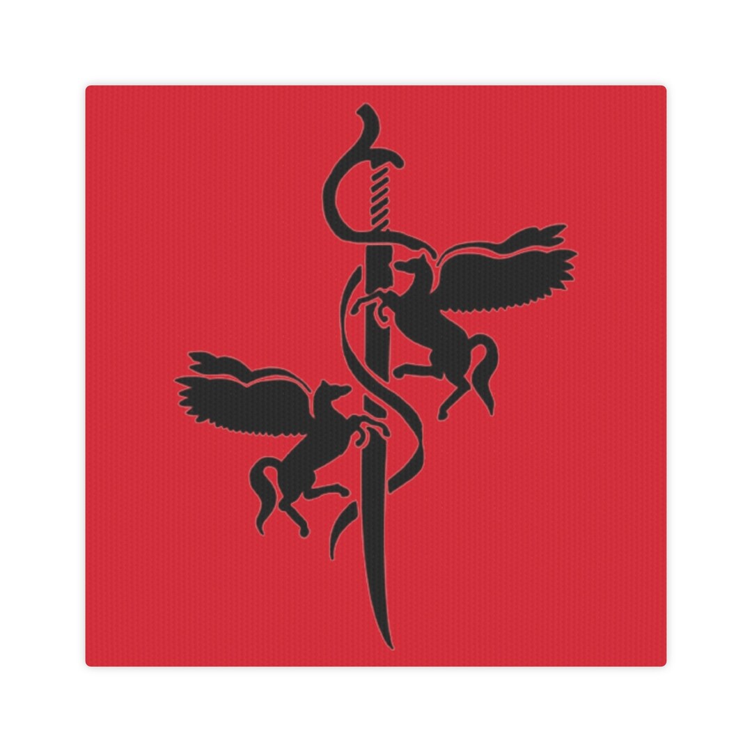 Reincarnated as a Slime/ Armed Nation of Dwargon Crest/ Rimaru Canvas ...