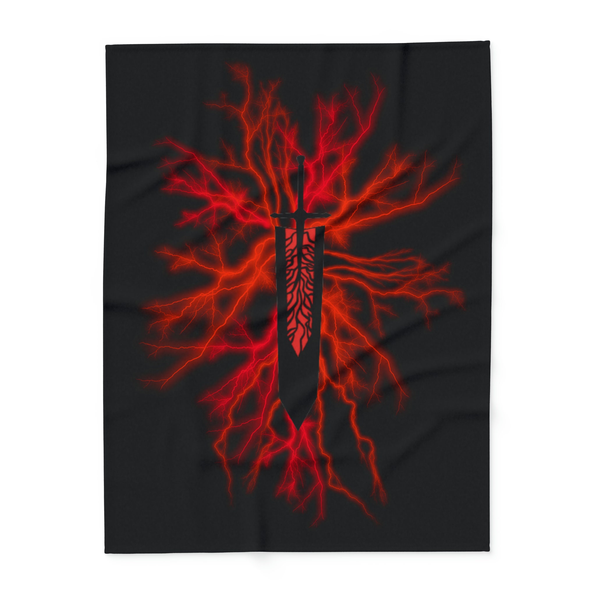 Black Clover/ Asta's Sword/ Demon Slayer/ Black Divider Arctic Fleece ...