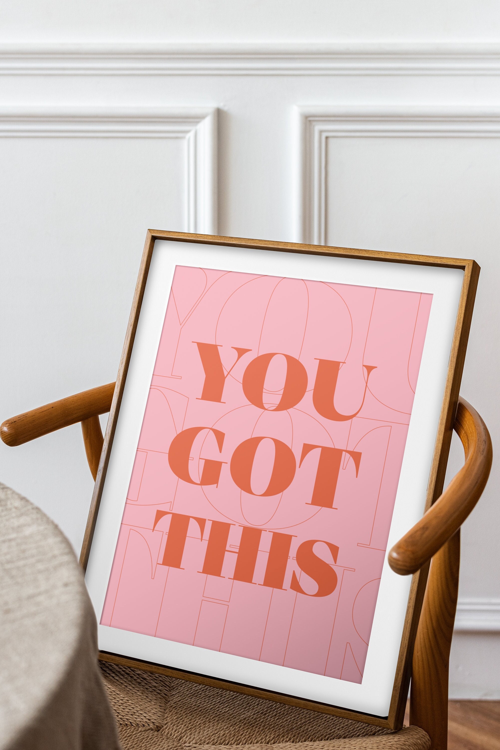 YOU GOT THIS Typo Poster daily Affirmations Poster Inspiring Wall Art ...
