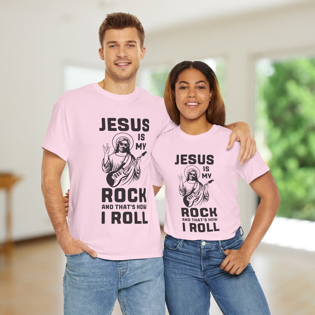 Jesus is My Rock Unisex Shirt, Jesus Rocks, Christian Shirt, Christian ...