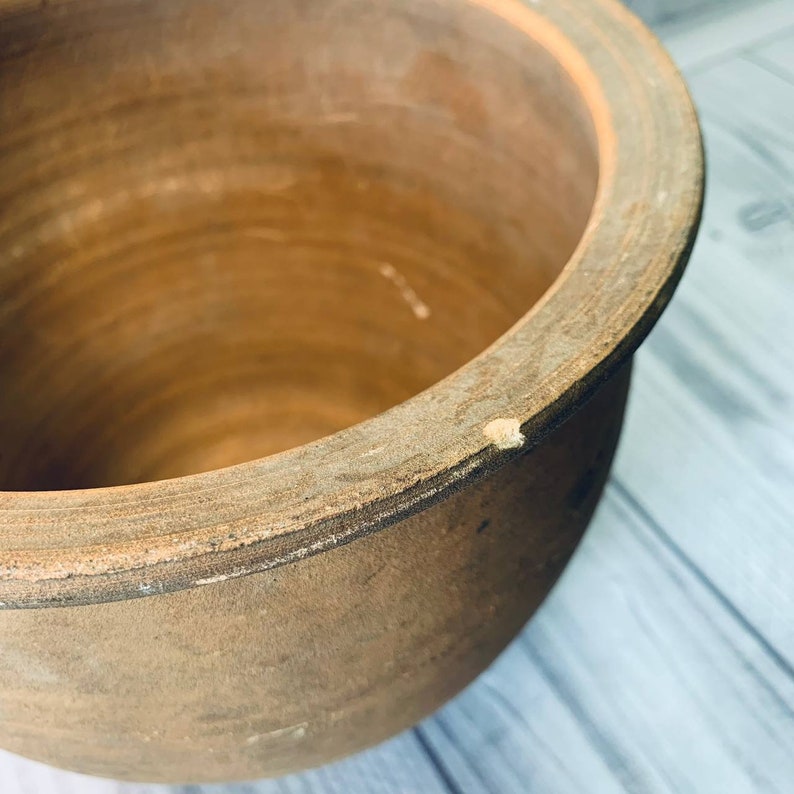Antique Clay Pot. Vintage Clay Vessel. Rustic Ceramic Bowl. Ceramic Jug ...
