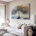 Original Tree of Life Oil Painting on Canvas, Large Abstract Textured ...