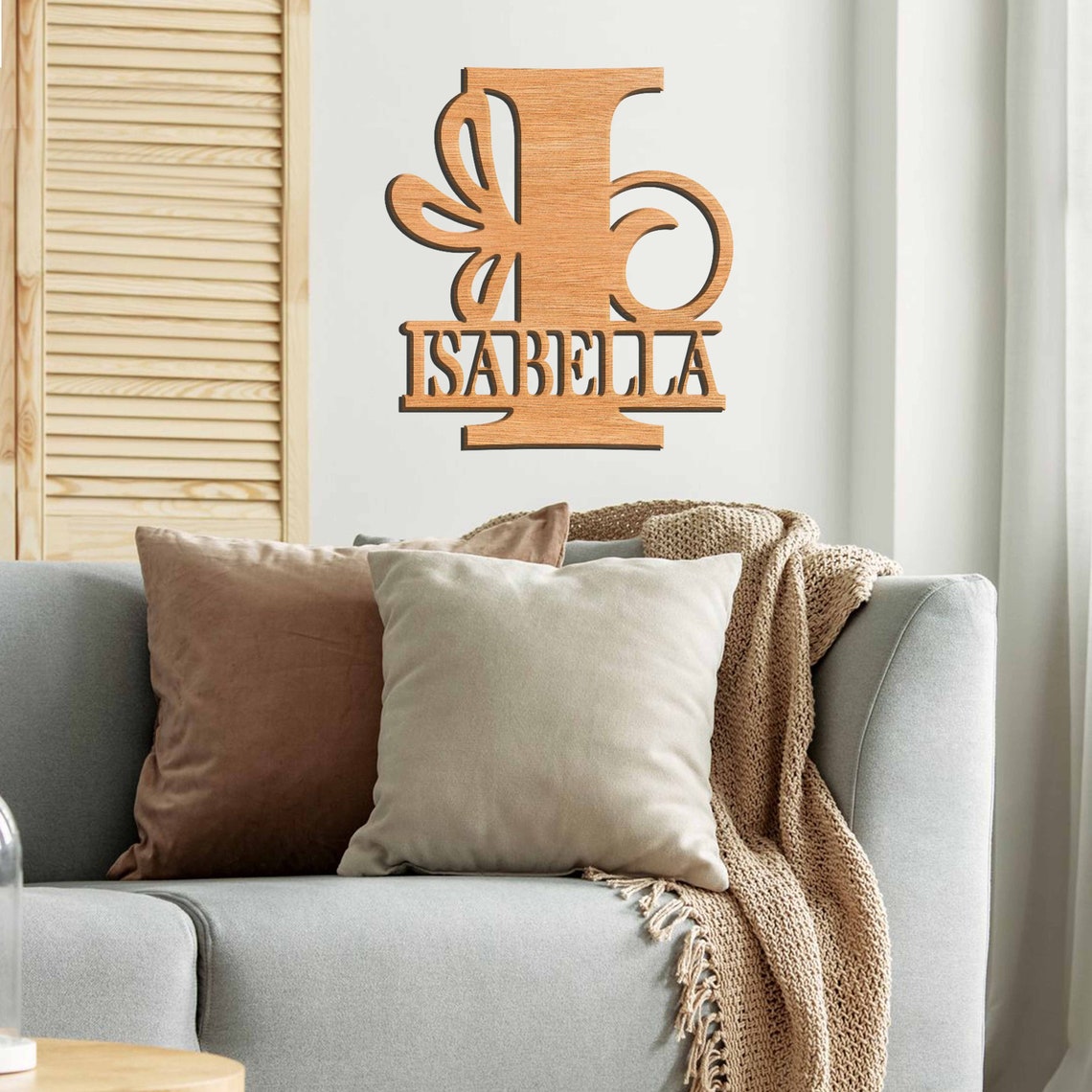 Personalized Wedding Gift: Custom Wood Name Sign for Teacher ...