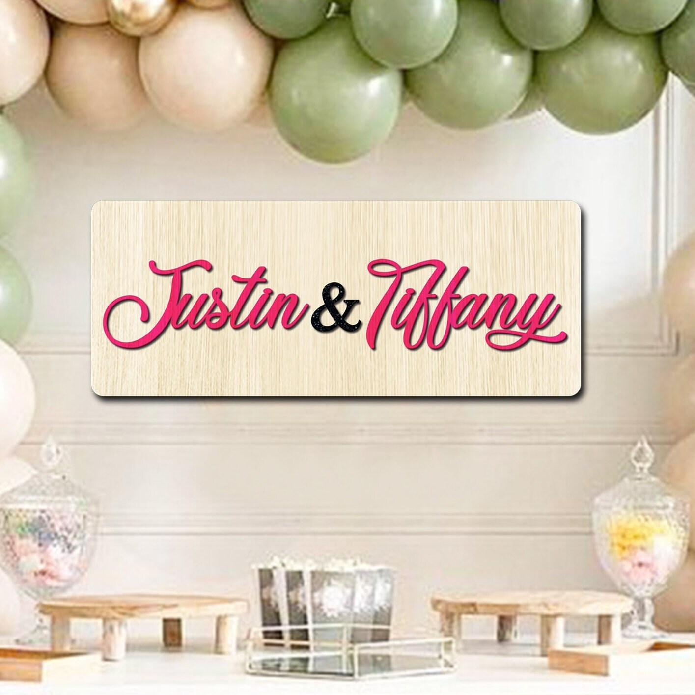 Custom Engraved Wooden Signs for Unique Milestone Celebrations, Custom ...