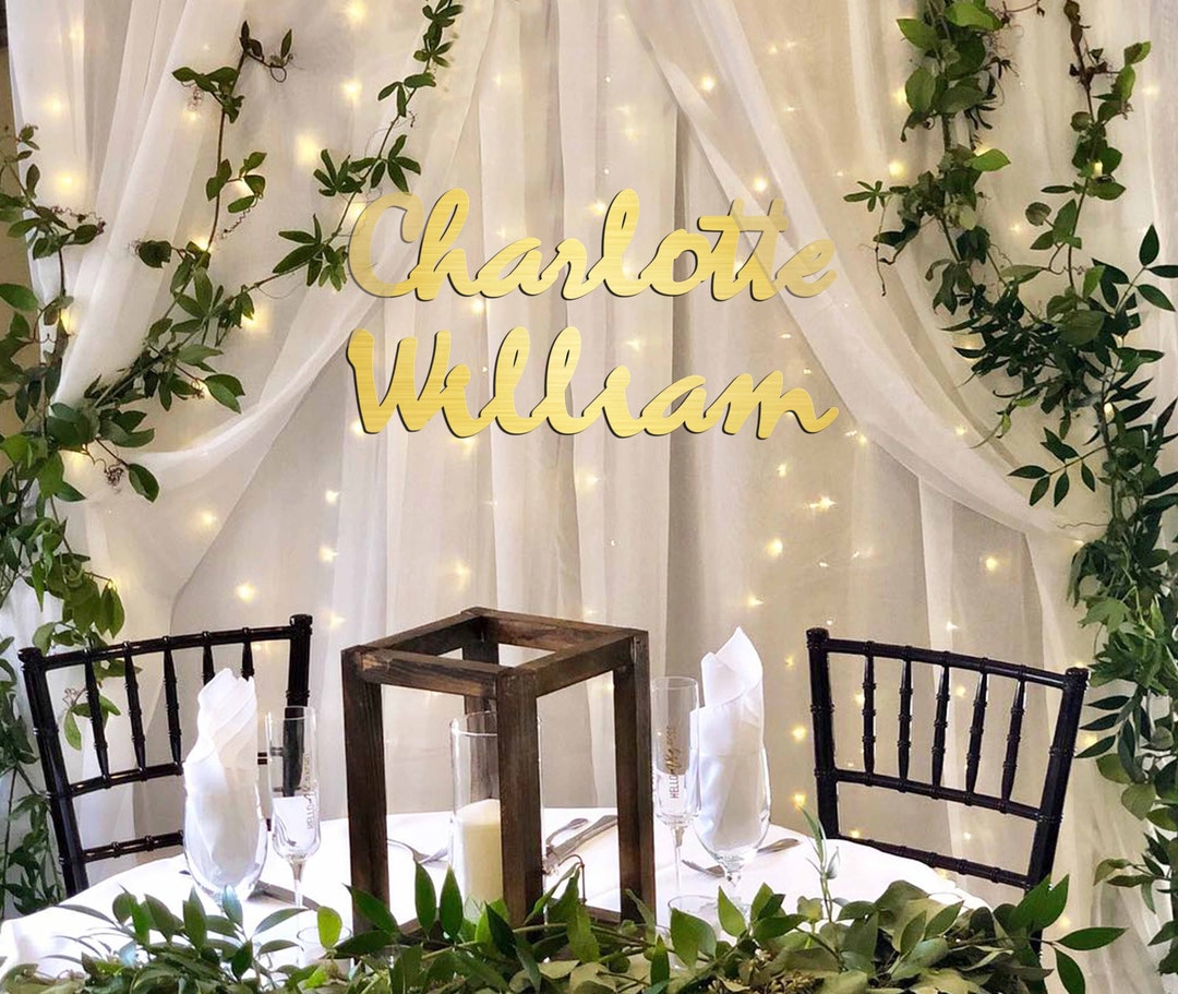 3d Name Sign, Custom Name Sign, Wedding Decoration, Wooden Letters ...