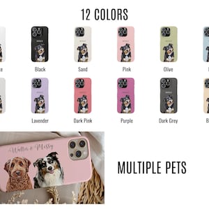 Custom Pet Phone Case With Pet Photo and Name Custom Dog Phone Case Custom Cat Phone Case ...