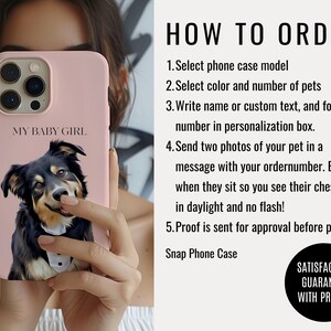 Custom Pet Phone Case With Pet Photo and Name Custom Dog Phone Case Custom Cat Phone Case ...