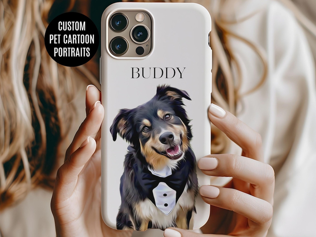 Custom Pet Phone Case With Pet Photo and Name Custom Dog Phone Case ...