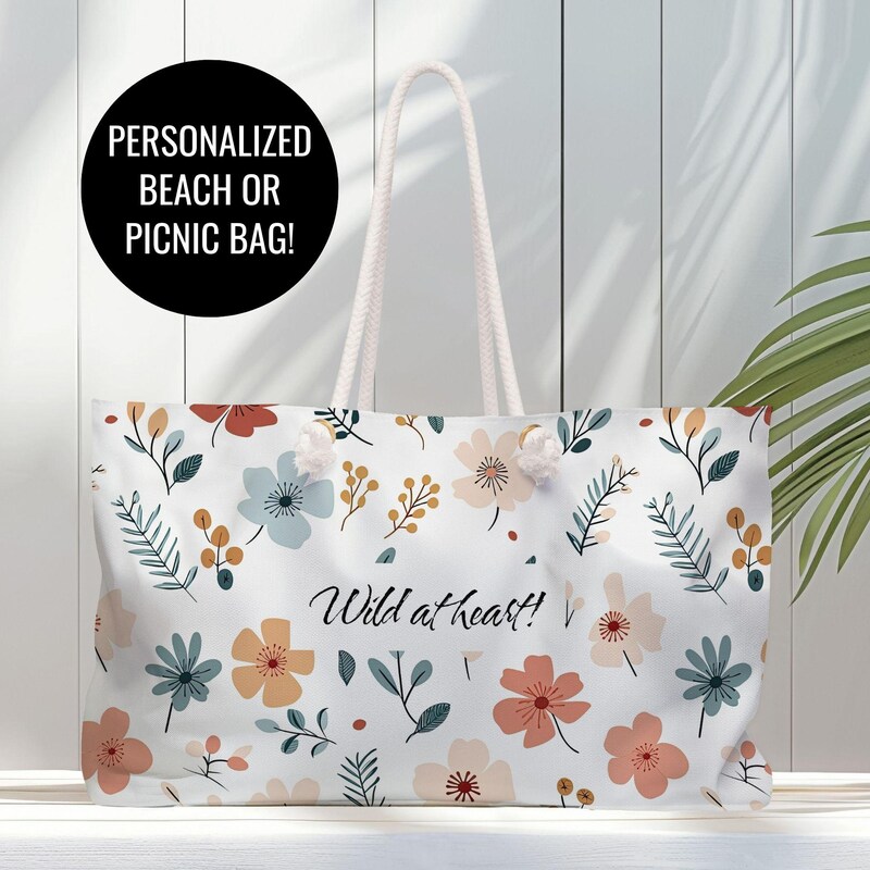 Custom Beach Bags - Etsy
