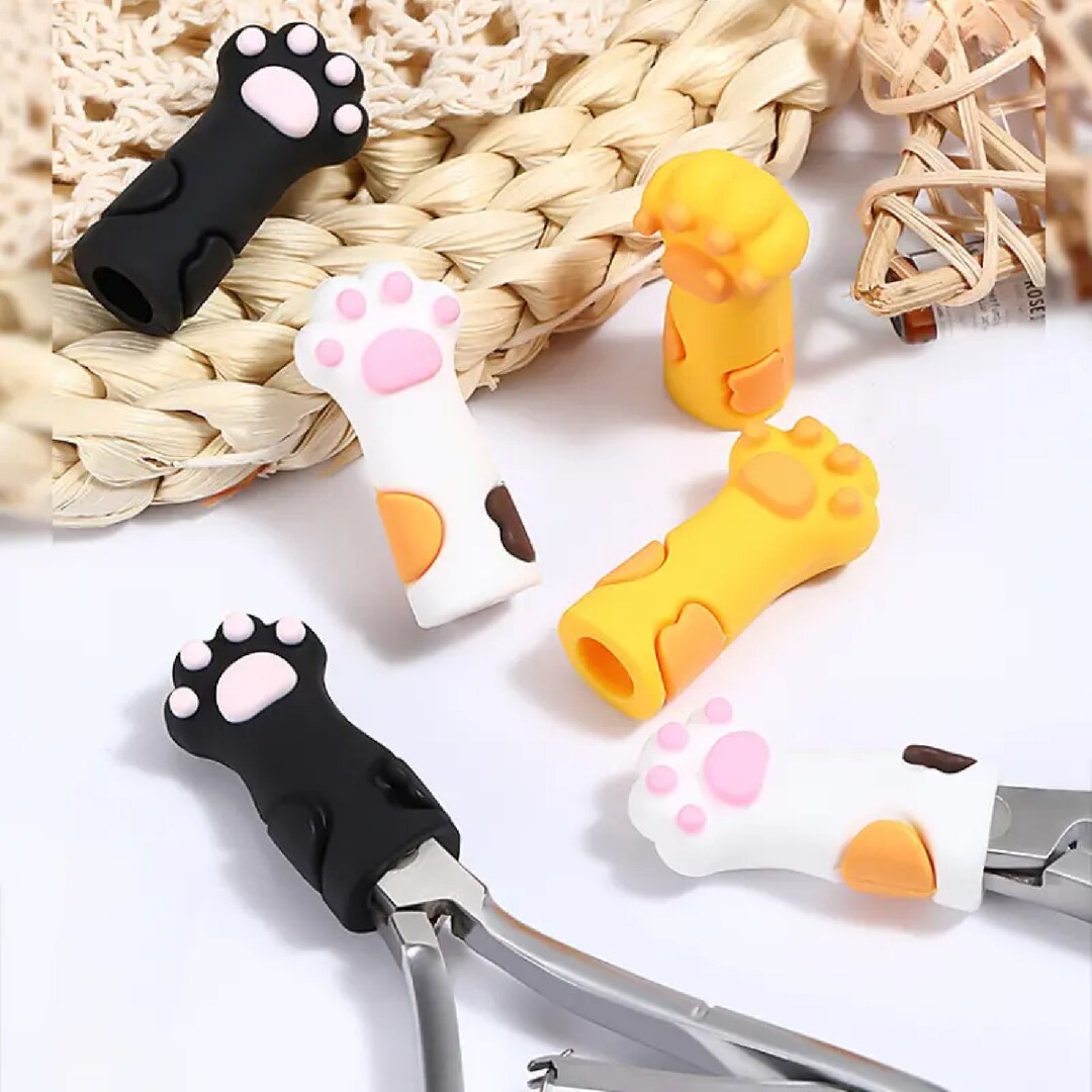 Fur Baby Paws Knitting Needle Cap - Pen Protectors - Needle Point ...