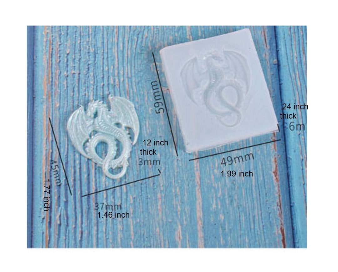 Silicone Dragon Pendant Mold - Sold per Each - Mold Only - Etsy