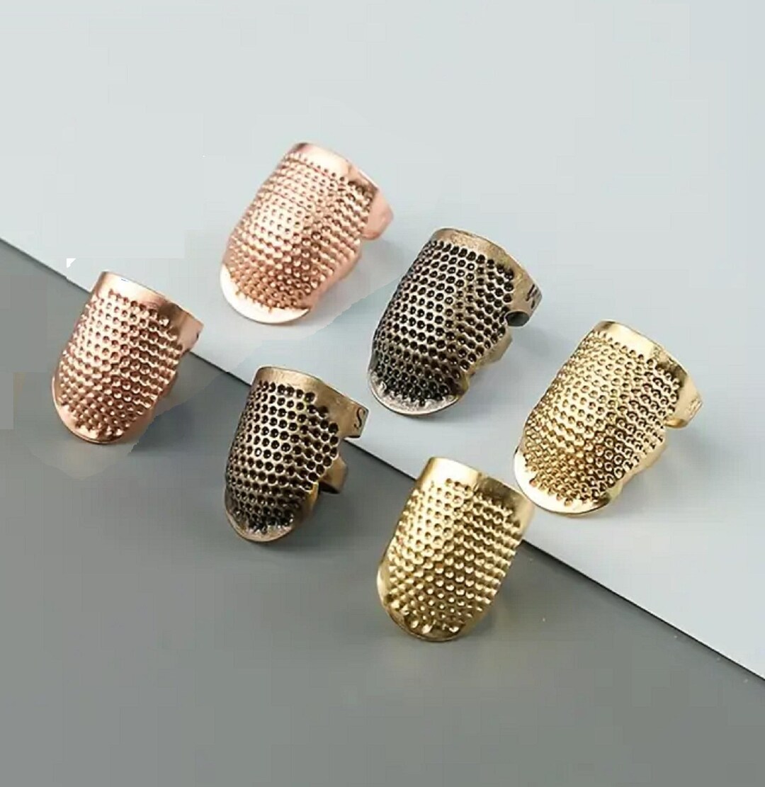 Adjustable Metal Finger Shield - Protectors - Thimble - Sold per Set of ...