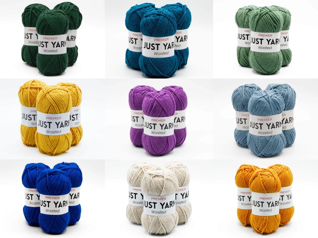 Premier Just Yarn - Sold per Skein in Your Choice of Color - 109 Yards ...