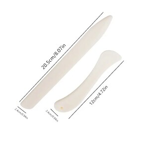 2 Pieces Plastic Bone Colored Folding Tool Paper Folder Fold & Score ...