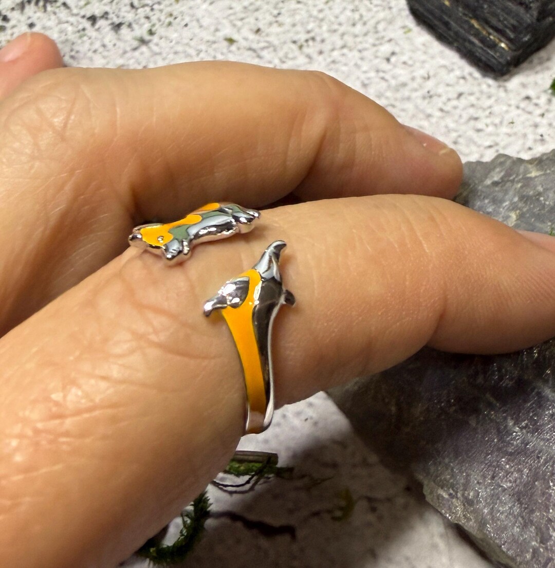 Sterling Silver Corgi Ring - Fluffy Butt - Dog Puppy - Crochet and ...