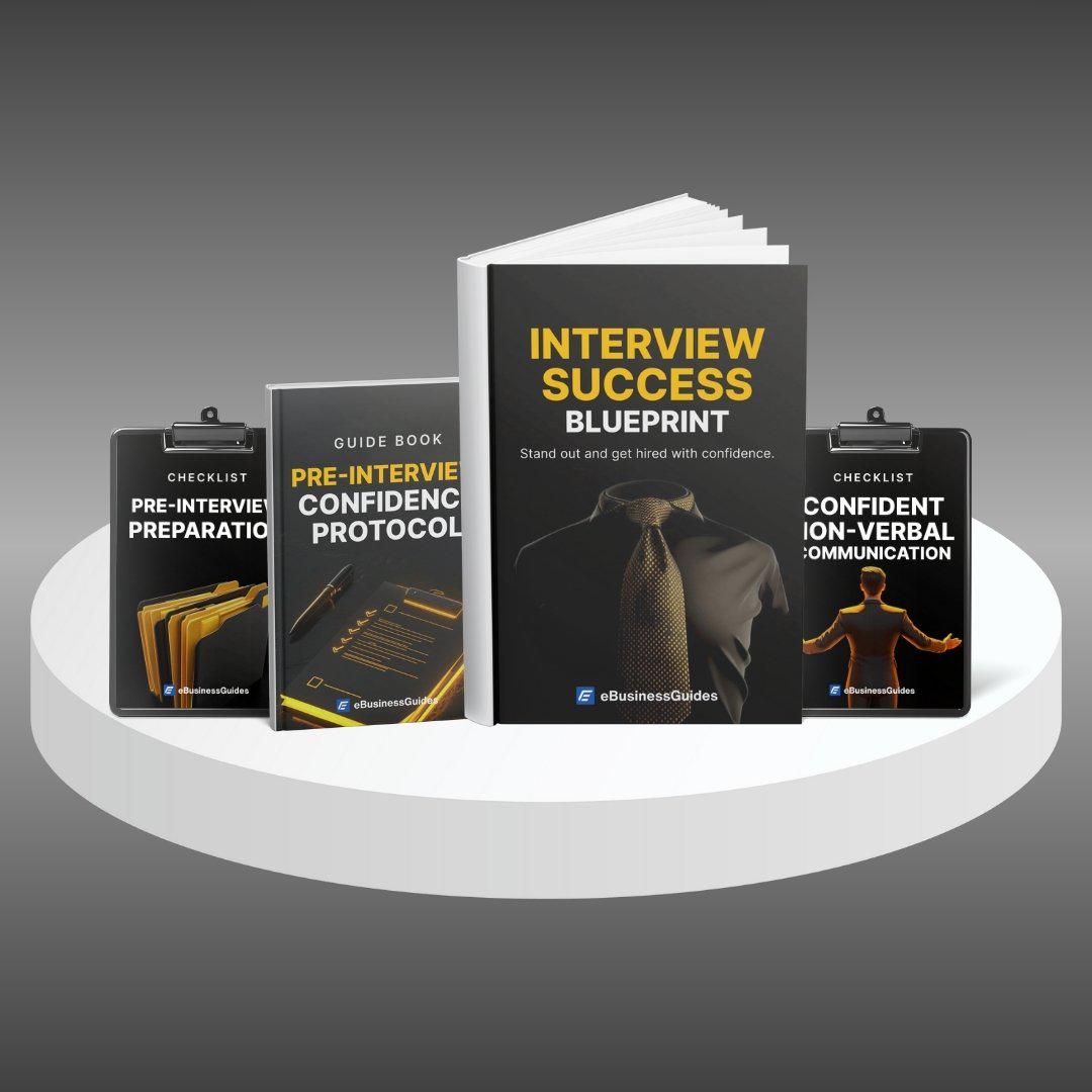 Interview Success Blueprint Ebook + Checklists + Guide | Master ...